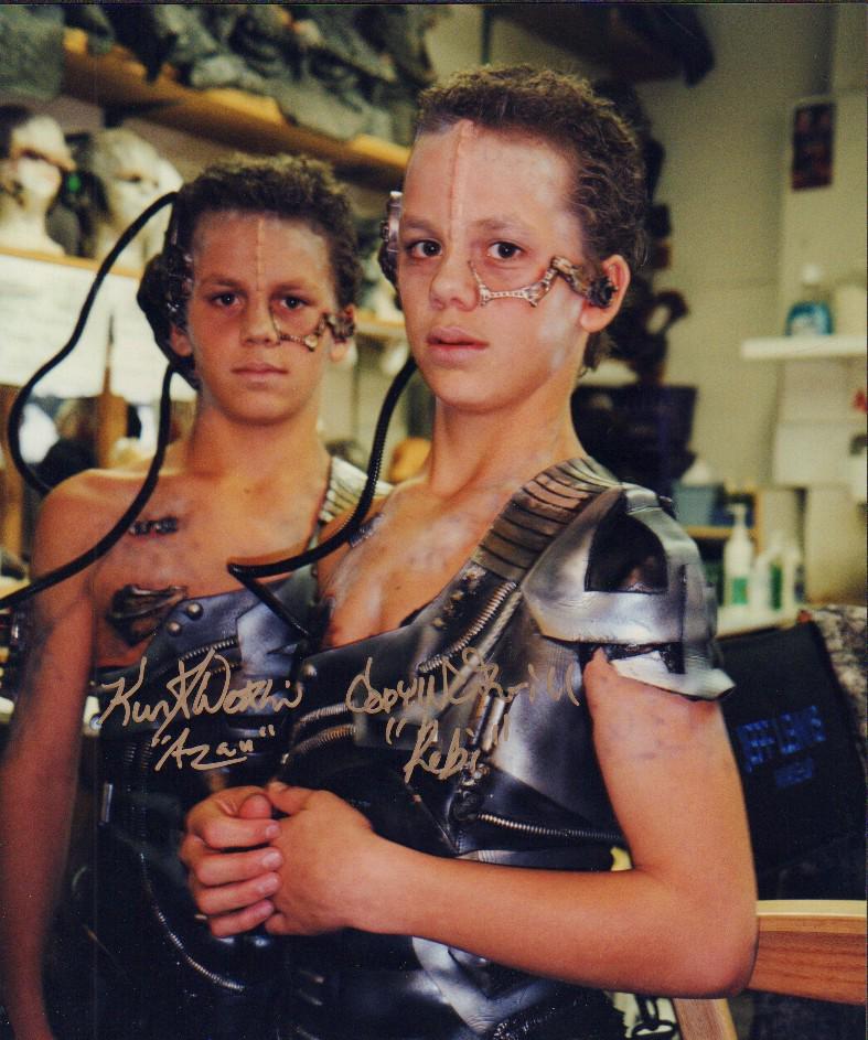 Star Trek Borg Twins Kurt And Cody Wetherill Signed Photograph