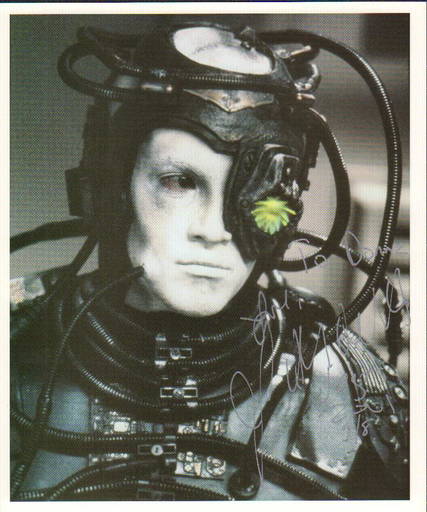Jonathan Del Arco Borg Hugh Signed Star Trek Ohotograph