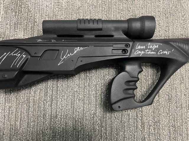 Farscape rifle cast signed (#0249) on Feb 26, 2023 | Piece of the Past ...