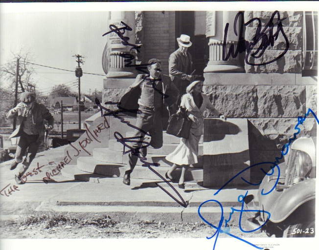 Bonnie And Clyde Cast Signed Photograph