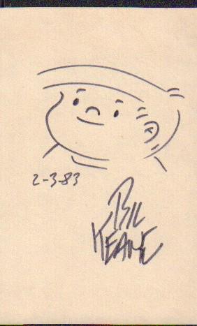 Bill Keane Signed Sketch