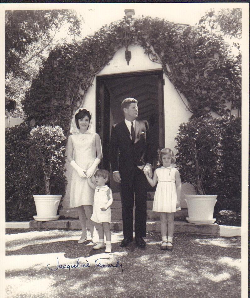 Jacqueline Kennedy Rare Signed Photograph