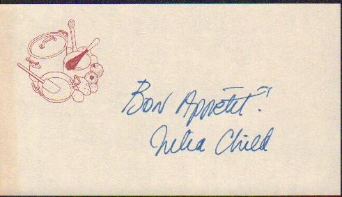 Julia Child Signature