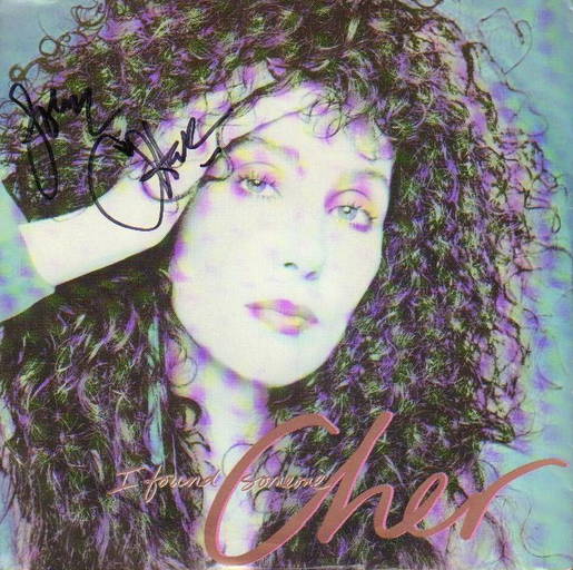 Cher Signed Record Sleeve