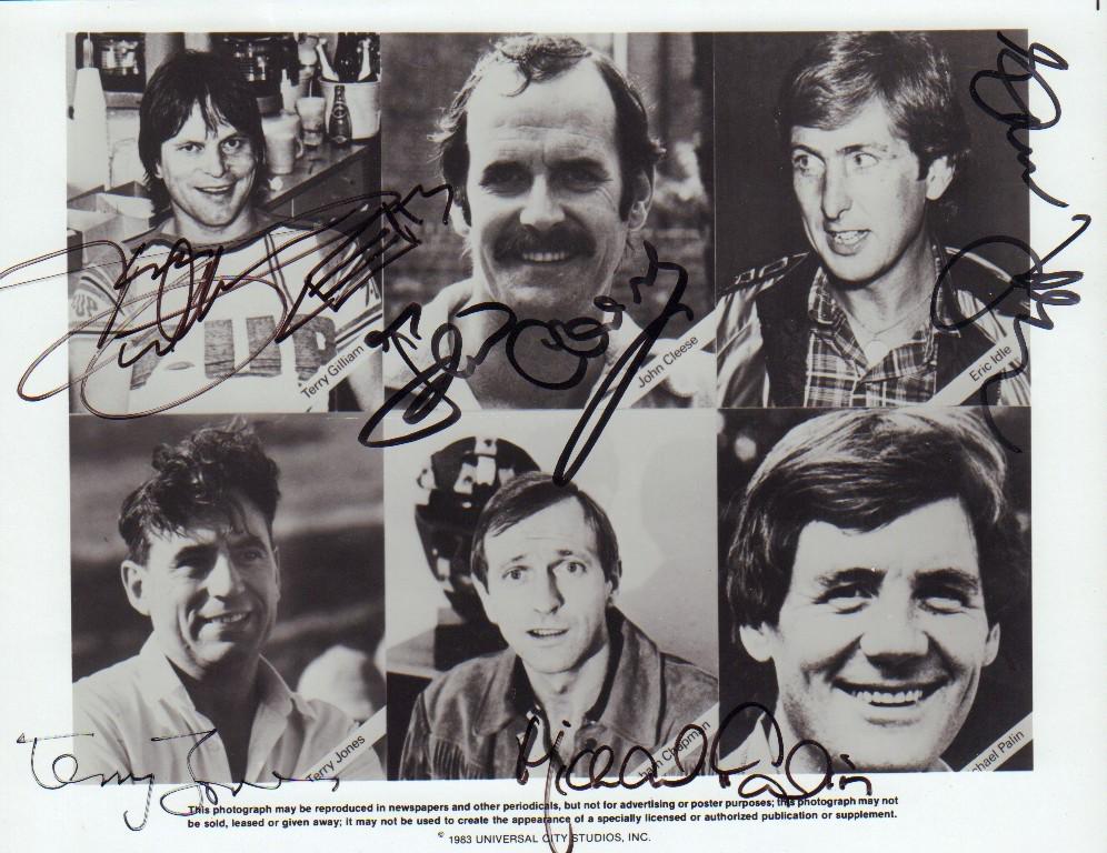 Monty Python Signed Photograph Auction