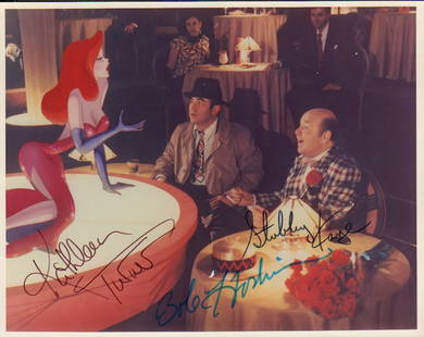 Who Framed Roger Rabbit Signed Cast Photograph