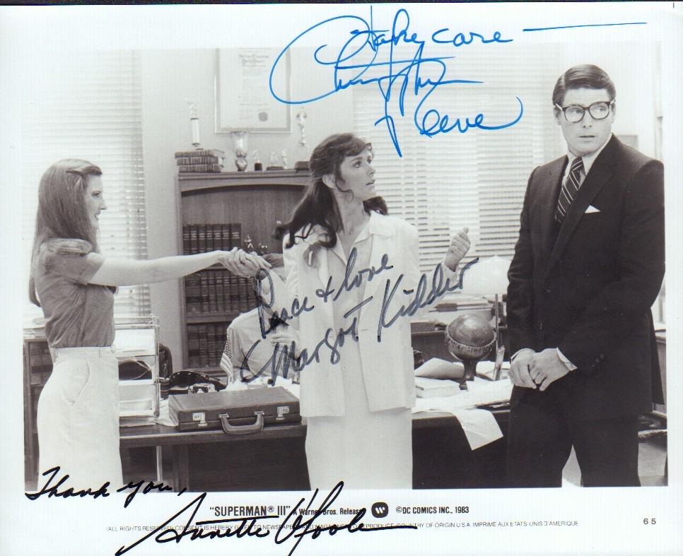 Superman Signed Cast Photograph