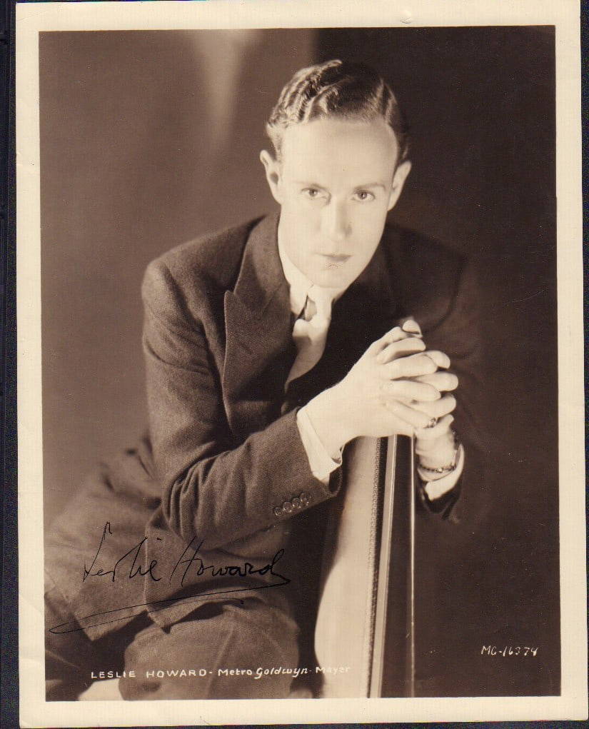 Leslie Howard Rare Signed Photograph Auction