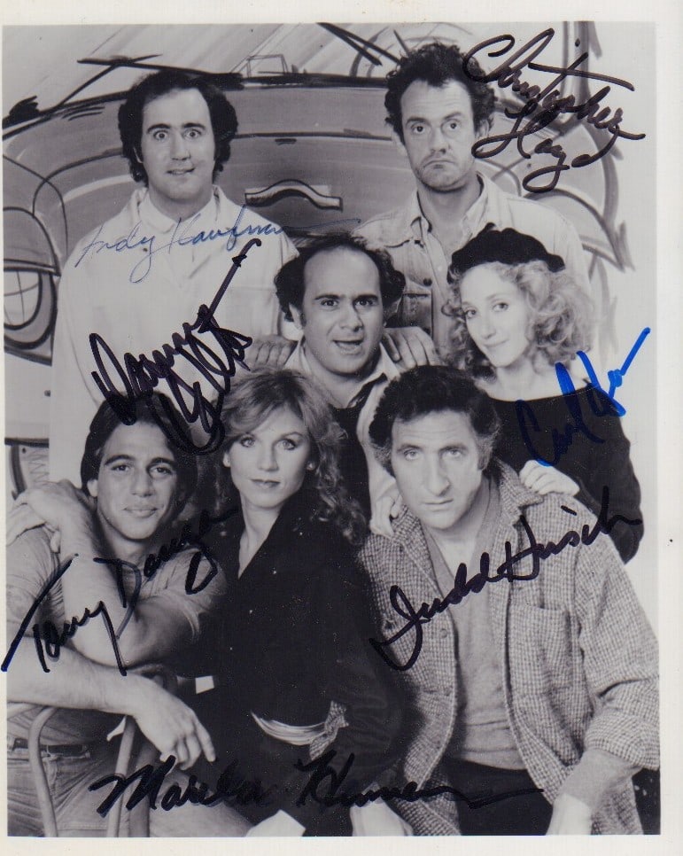 Taxi Cast Signed Photograph