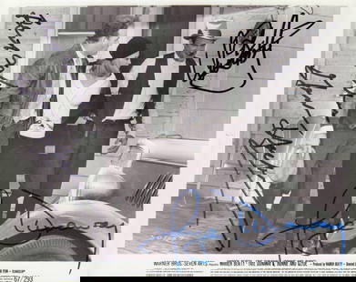 Bonnie And Clyde Cast Signed Photograph