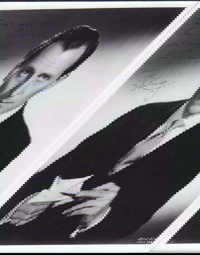 Peter Cushing Signed Photo Auction