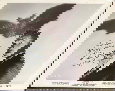 Vincent Price Signed Photo Auction