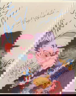 Who Framed Roger Rabbit Signed Cast Photograph