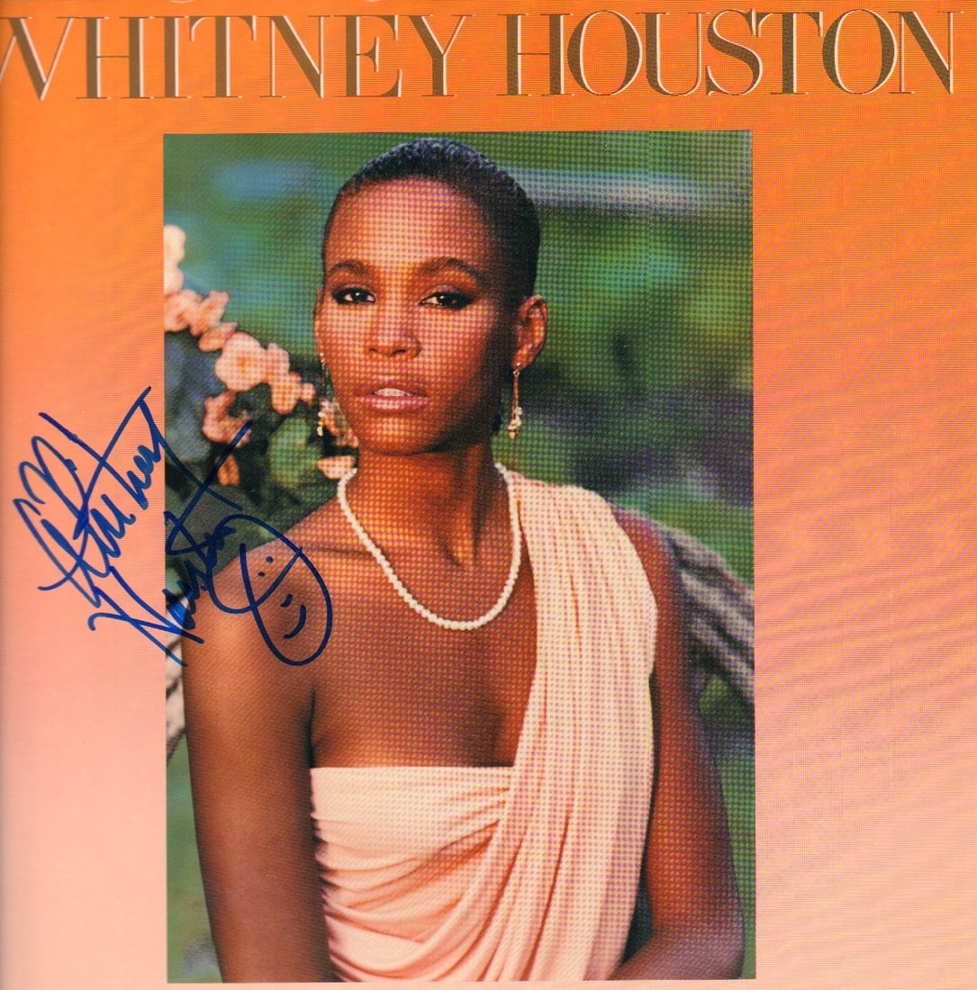Whitney Houston Signed Lp Auction