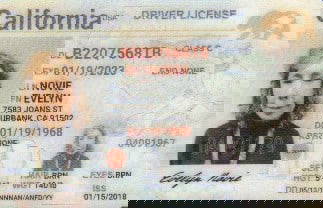 Lily Tomlin Prop Drivers License Auction