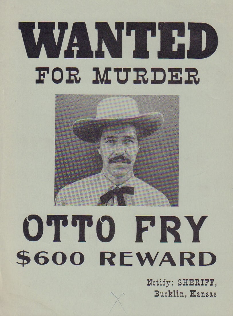 Gunsmoke Prop Wanted Poster