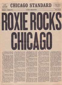 Chicago Roxie Hart "innocent" Newspaper Prop