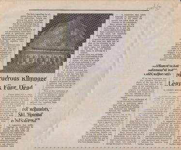 Amityville Horror Rare Prop Newspaper