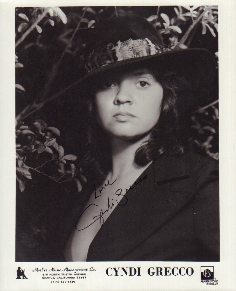 Cyndi Grecco Signed Rare Photo Auction