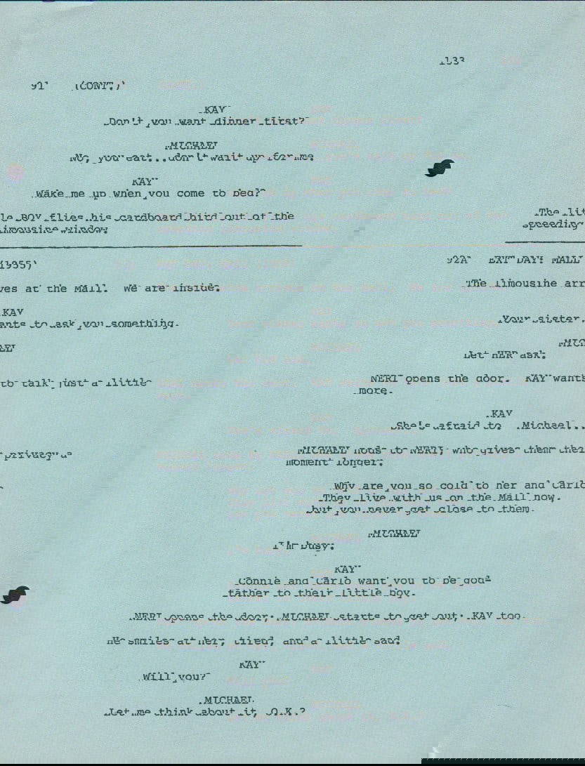 Marlon Brando Original Godfather Script Page Auction