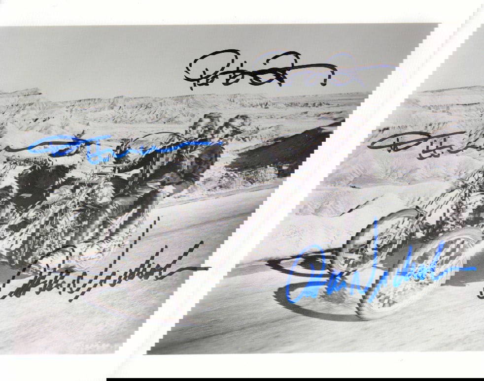 Easy Rider Cast Signed Photograph Auction