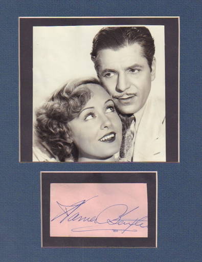 Warner Baxter Signature