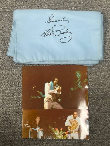 Elvis Presley Worn And Gifted Concert Scarf