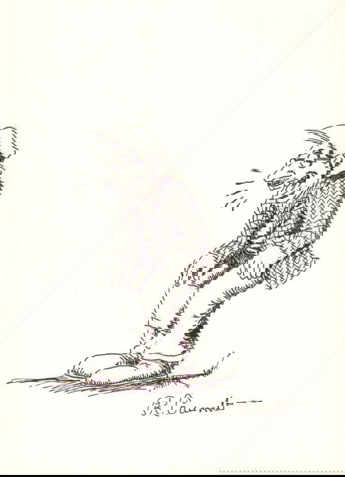 R Crumb Original Sketch Signed Auction