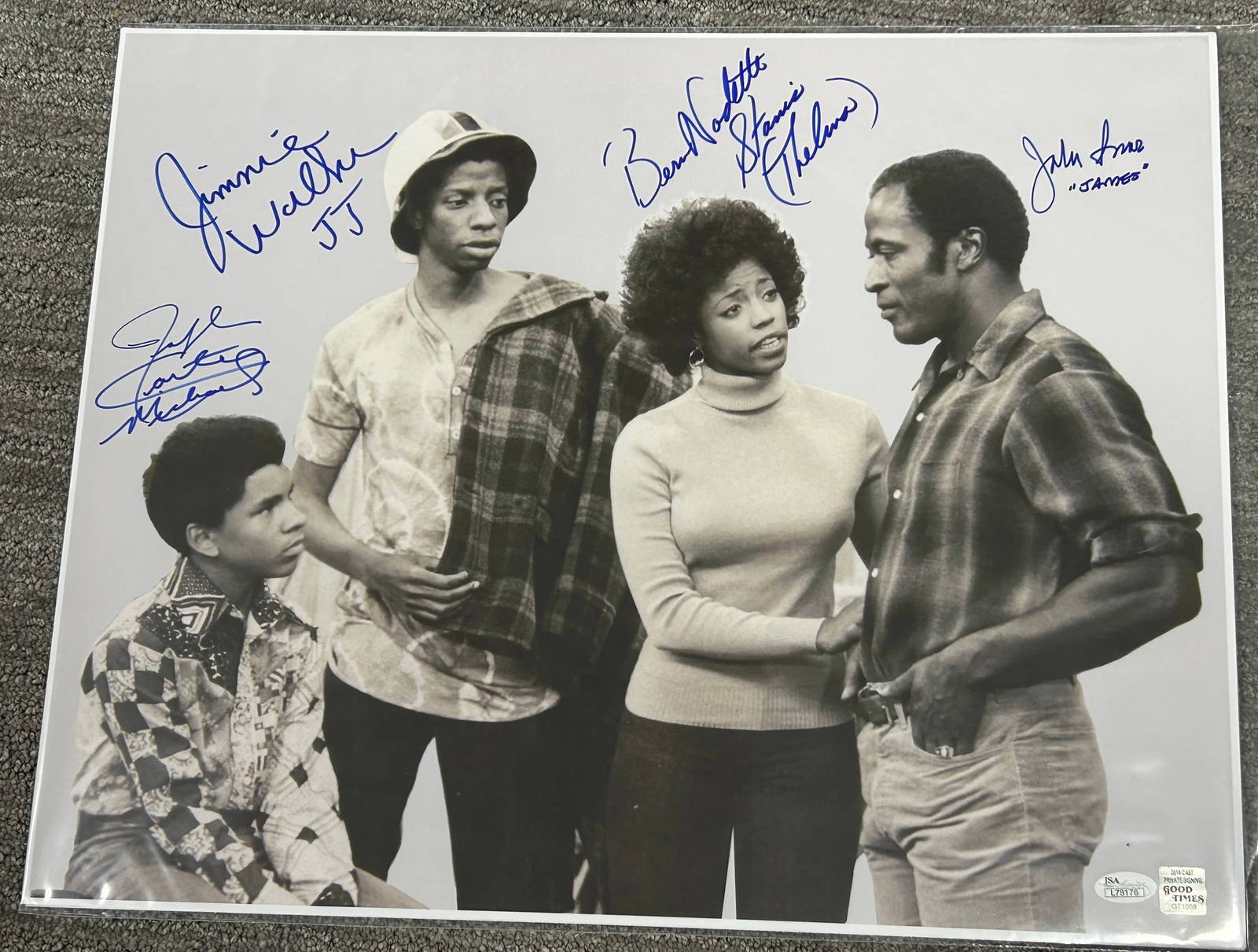Good Times Cast Signed Photograph Auction