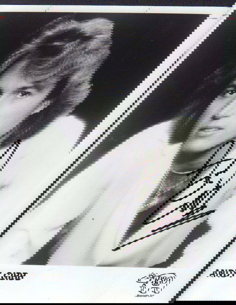 Andy Gibb Signed Photograph Auction