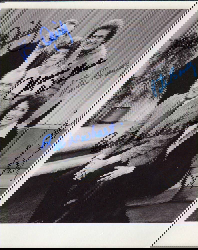 Bob Newhart Show Cast Signed Photograph Auction