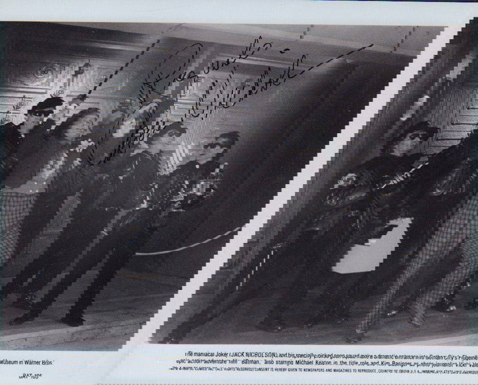 Jack Nicholson Signed Photograph Auction