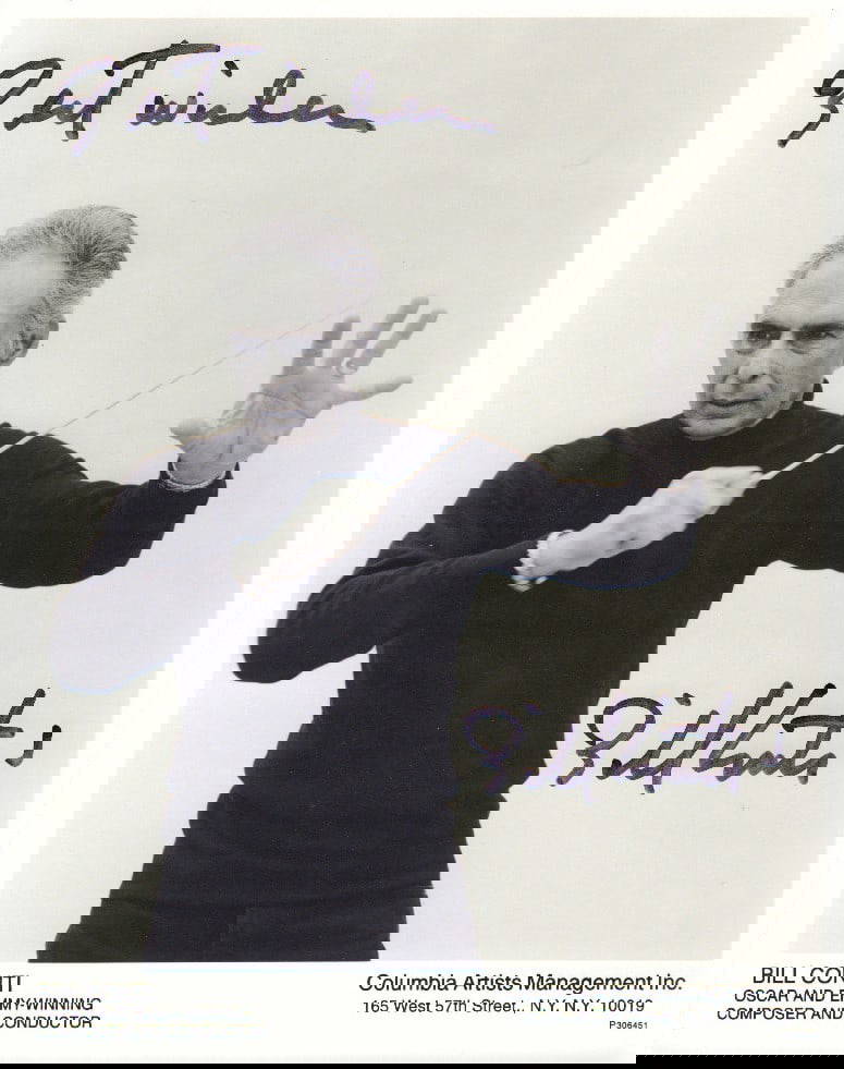 Bill Conti Signed Photograph Auction
