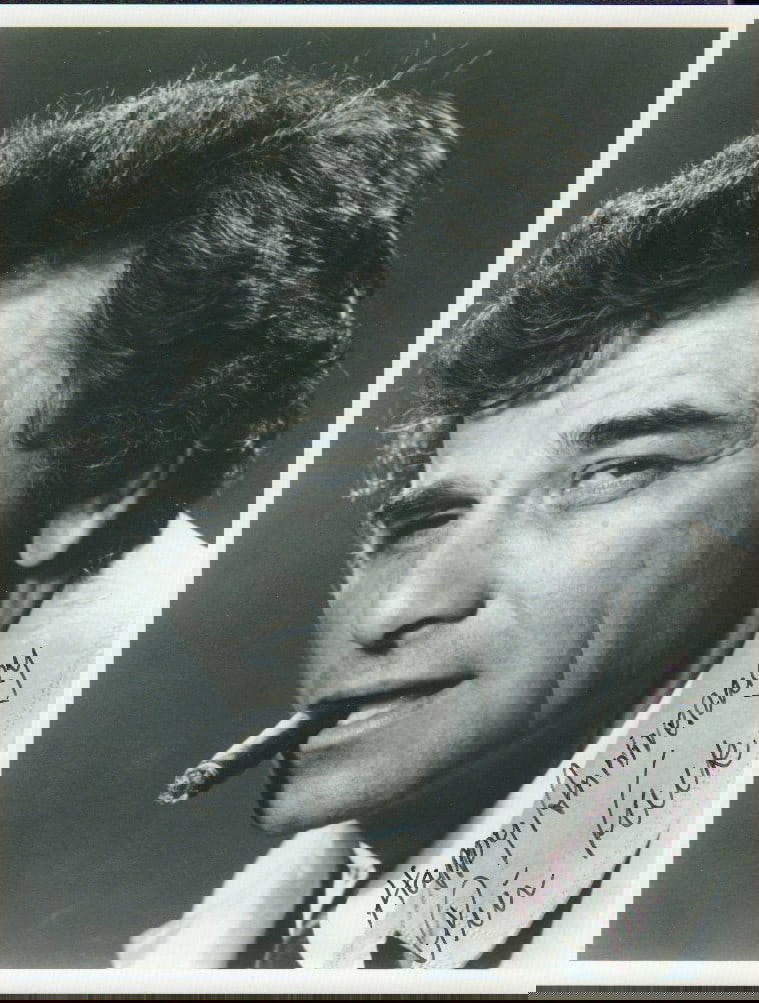 Peter Falk Signed Columbo Photograph Auction