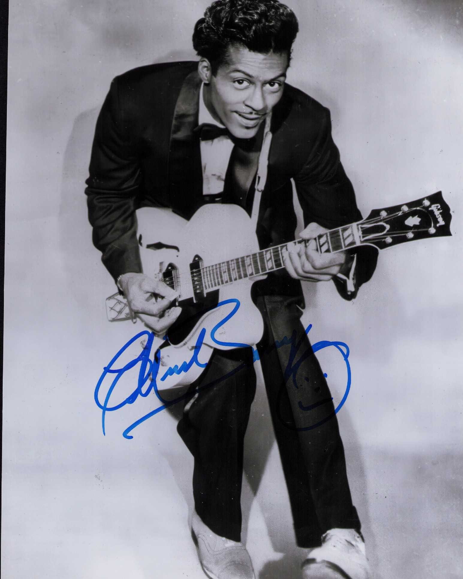 Chuck Berry Signed Photo Auction