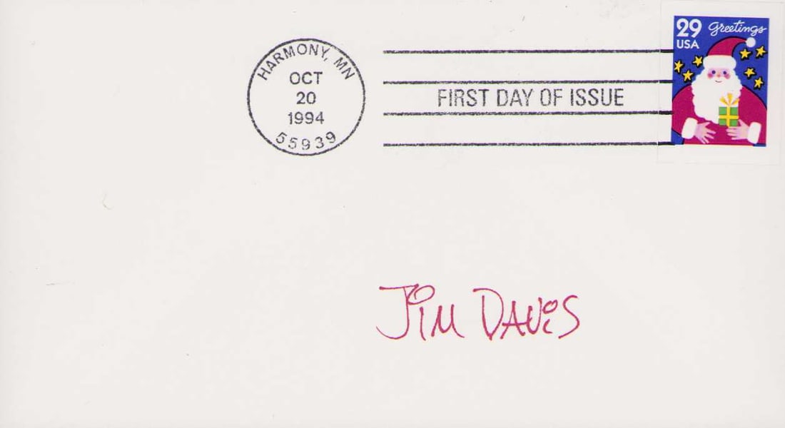 Jim Davis Signed Fdc - Apr 20, 2025 | Piece Of The Past, Inc. In Ga