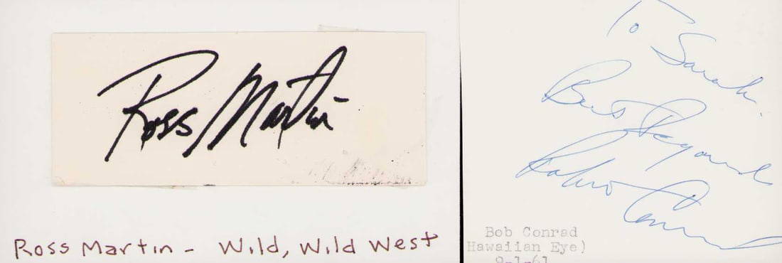 Wild Wild West Set Of Signatures Auction