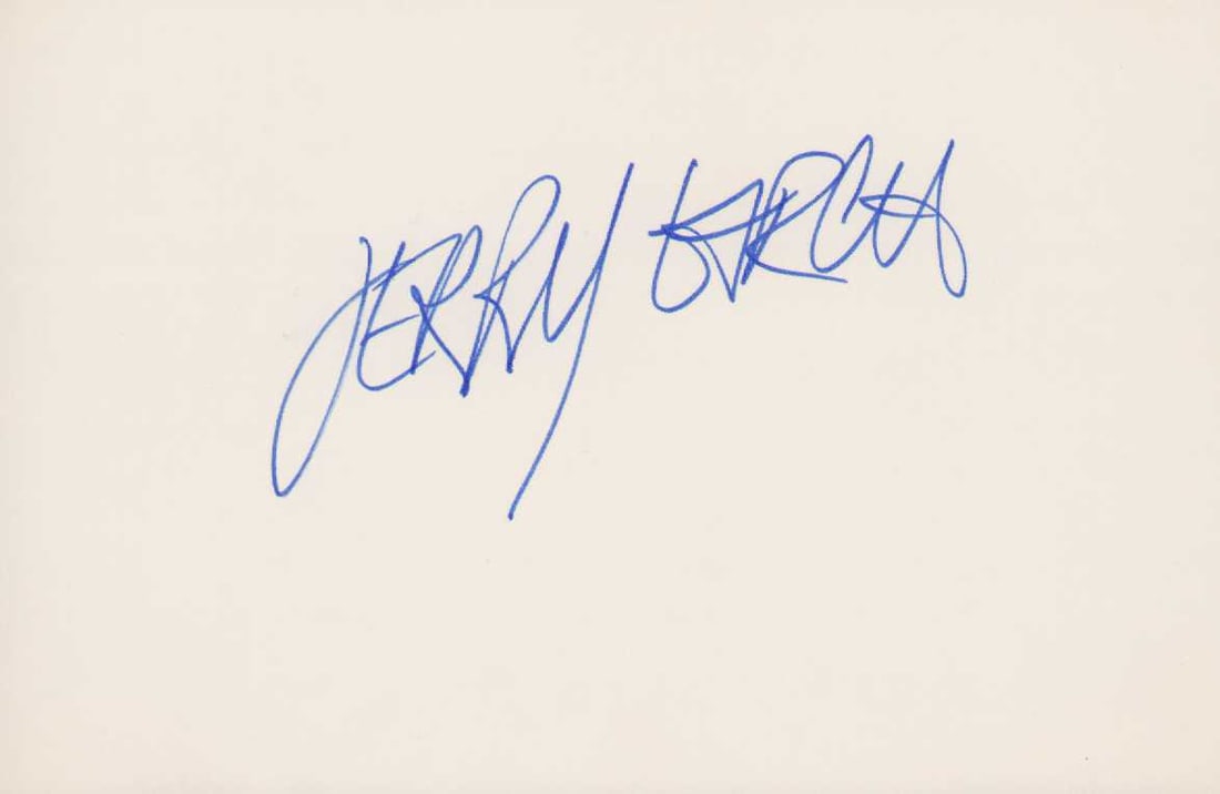 Jerry Garcia Signature Auction