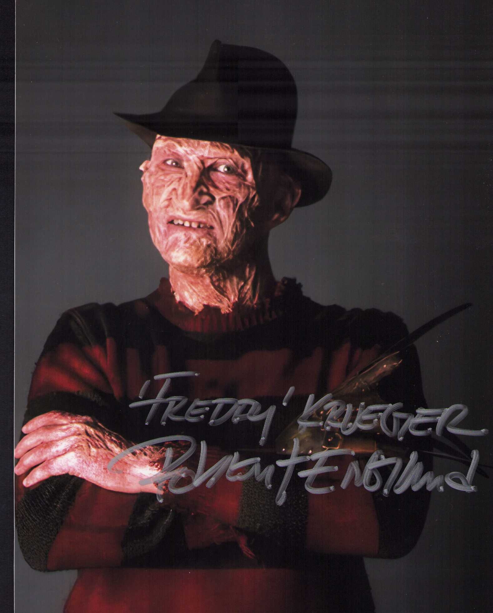 Robert Englund Signed Freddy Photograph Auction