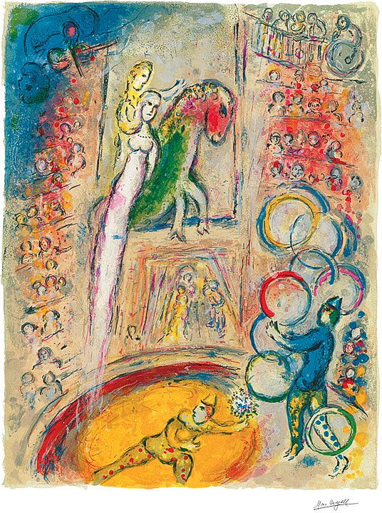 Marc Chagall-Limited Edition Giclee Lithograph-Circus - Aug 03, 2013 ...