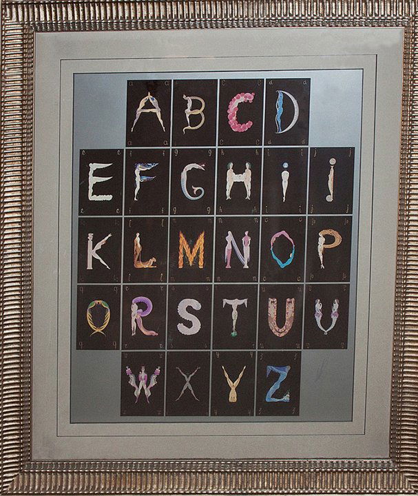 Erte Limited Edition Alphabet Lithograph