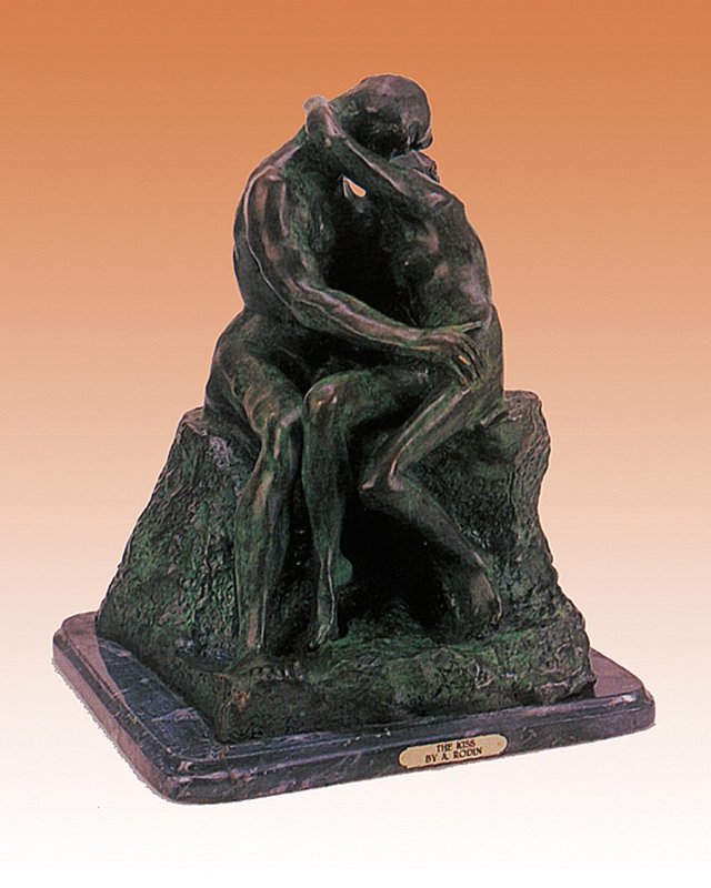 Auguste Rodin The Kiss Bronze Sculpture
