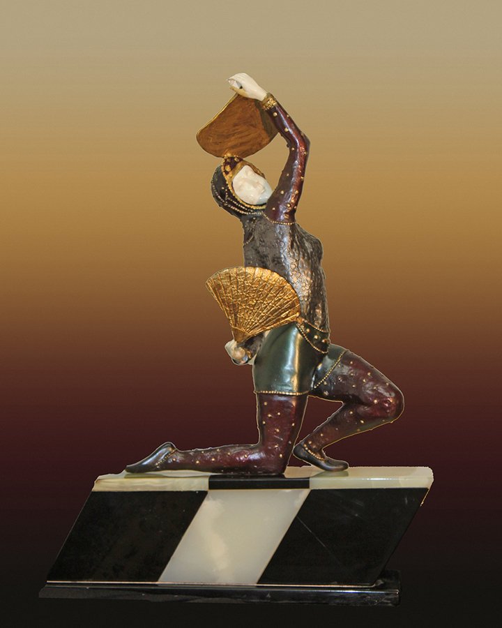 Chiparus Bronze Sculpture Fan Dancer - Jul 25, 2015 | Art VIP Charity ...