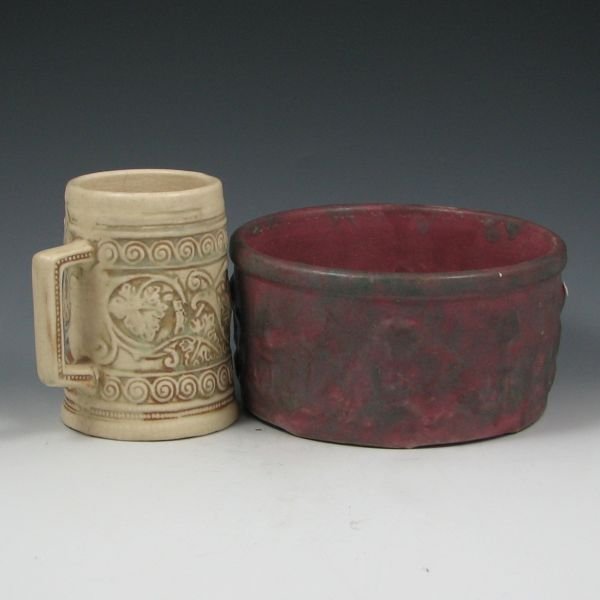 711: Burley Winter Bowl w/ Children & Weller Ivory Mug