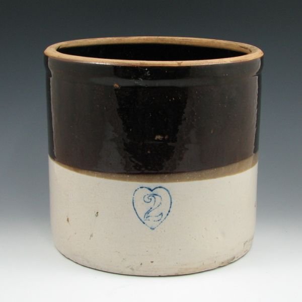 Burley Winter 2 Gallon Stoneware Crock Excellen