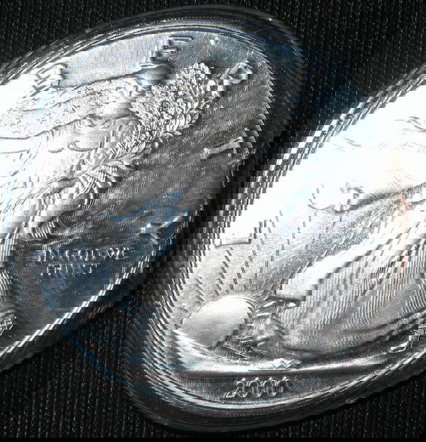 571: 2000 Walking Liberty 1 Lb. .999 Fine Silver Coin