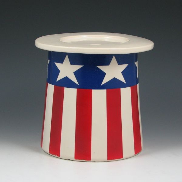 72: McCoy Uncle Sam Top Hat Cookie Jar - Excellent