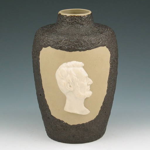 Radford Pottery Abraham Lincoln 7" Vase Mint