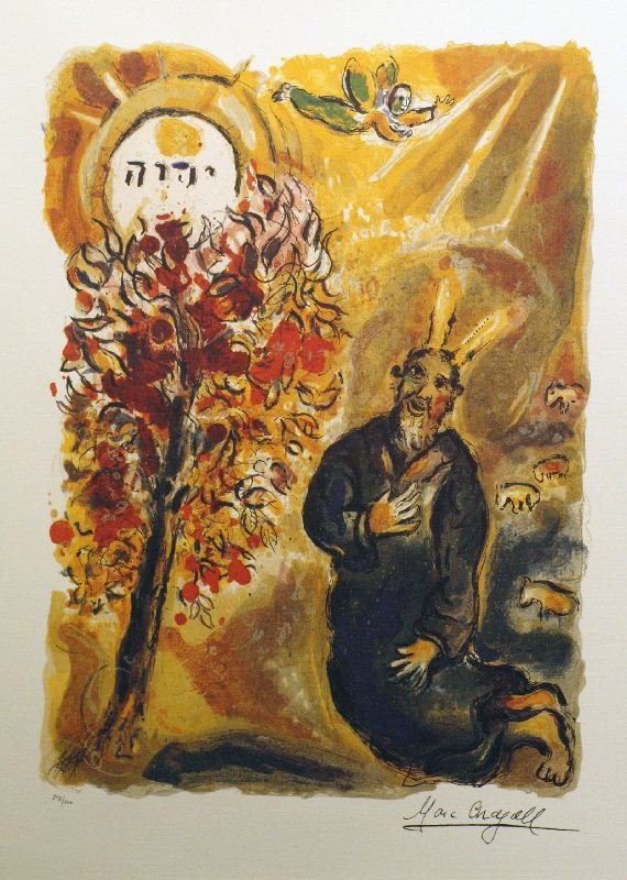 Tree by Marc Chagall - Lithograph on Paper - Religion