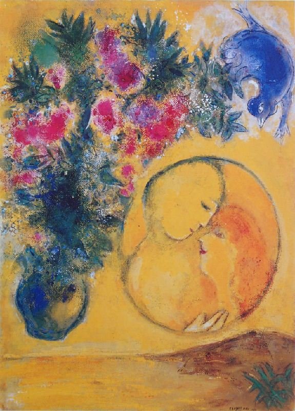 Sun and Mimosas by Marc Chagall - Lithographic - Oct 05, 2013 | Art Rev ...